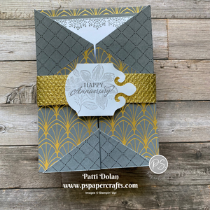 Elegant Double Gate Fold Card — P.S. Paper Crafts