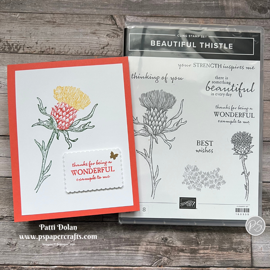 Simple Stamping - Beautiful Thistle — P.S. Paper Crafts