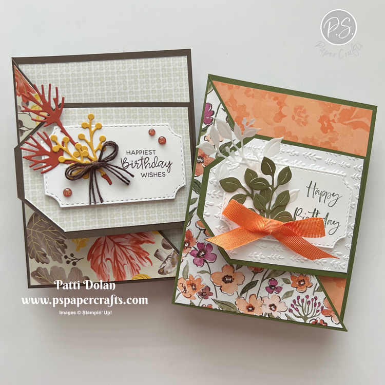Triangle Flap Fold Cards — P.S. Paper Crafts