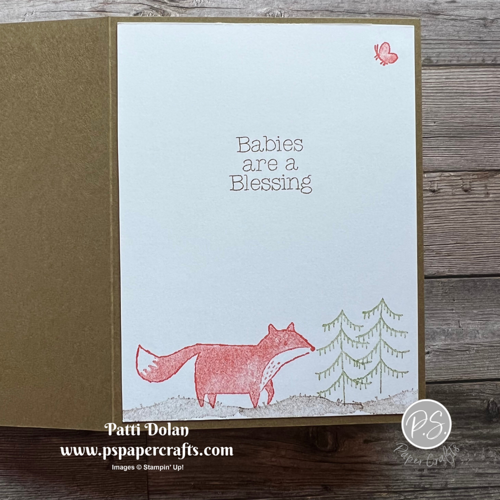 Cute Baby Card using Happier Than Happy — P.S. Paper Crafts