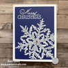 Snow Crystal Christmas Card — P.S. Paper Crafts