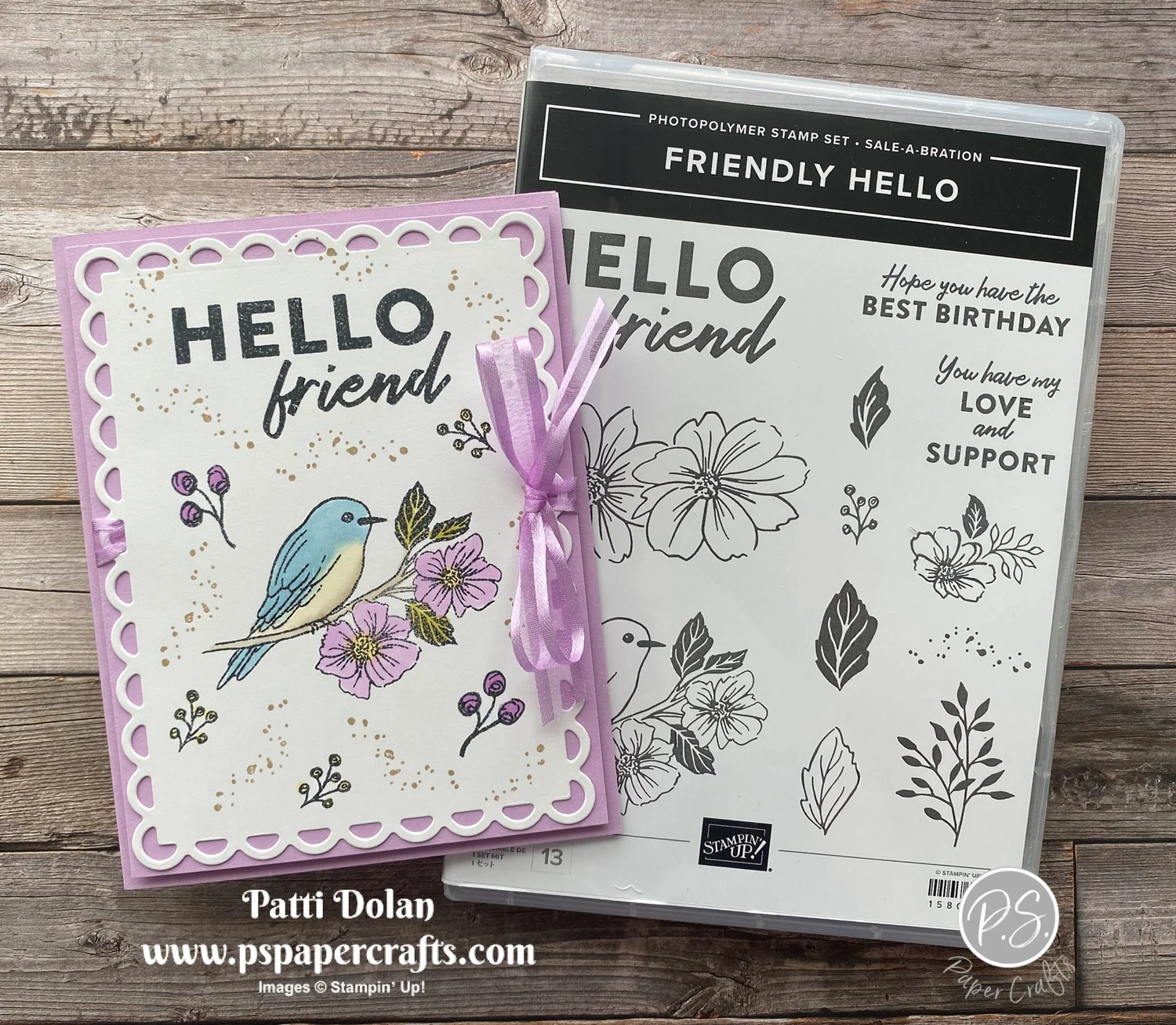 Hello Friend Card — P.S. Paper Crafts
