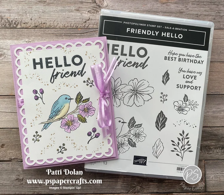 Hello Friend Card — P.S. Paper Crafts