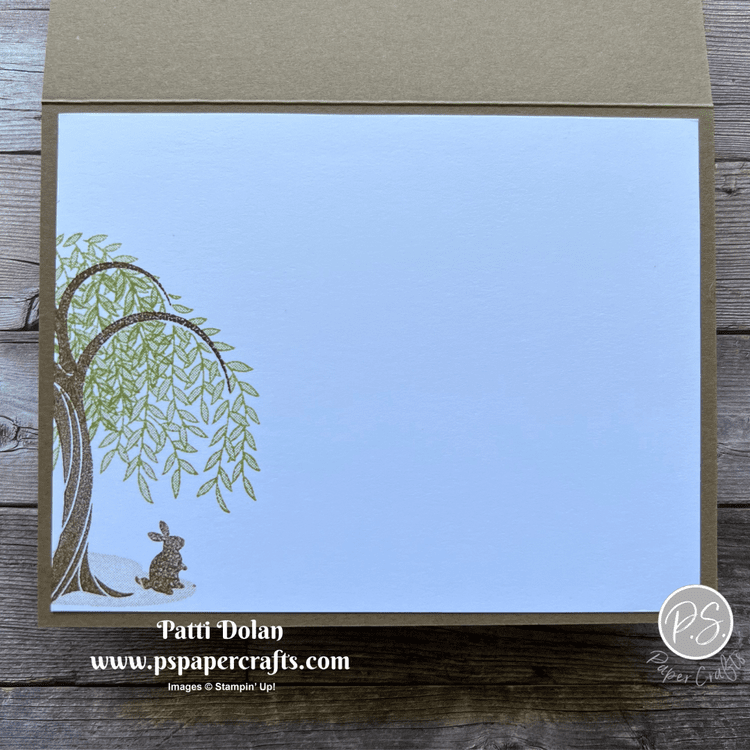 Simple Willow Tree Card — P.S. Paper Crafts