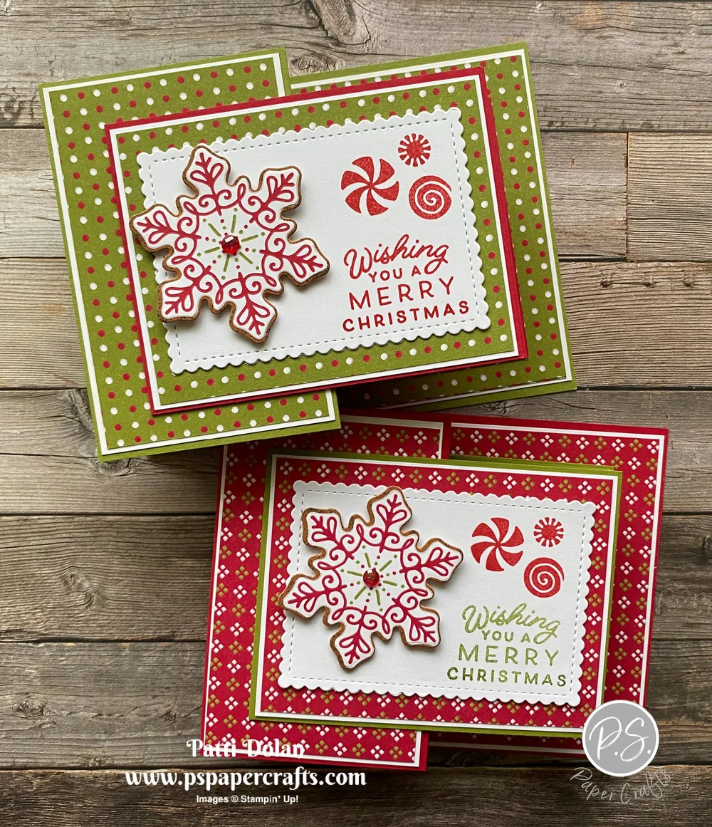 Simple Double Z Fold Christmas Cards — P.S. Paper Crafts