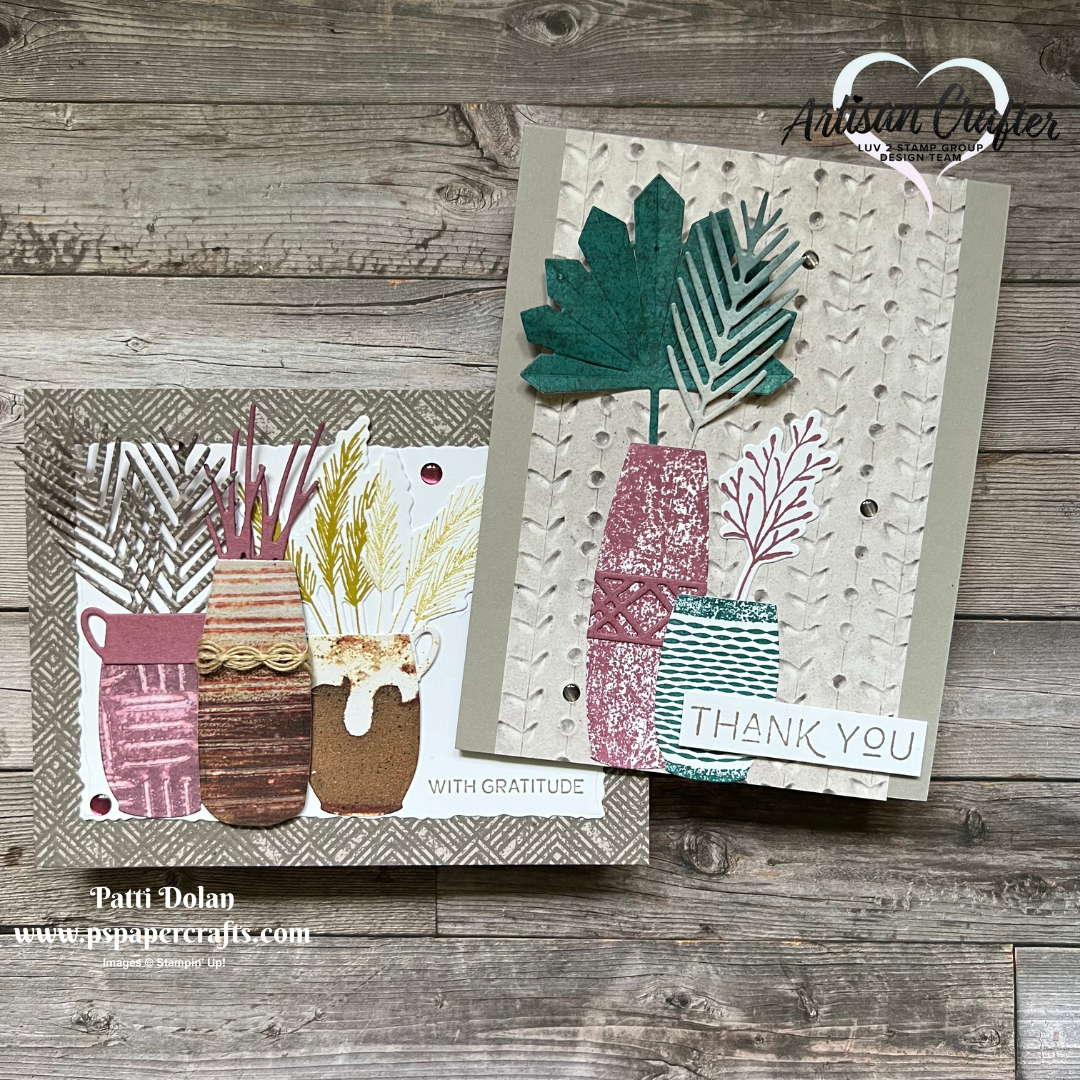 Beautiful Earthen Elegance Cards — P.S. Paper Crafts