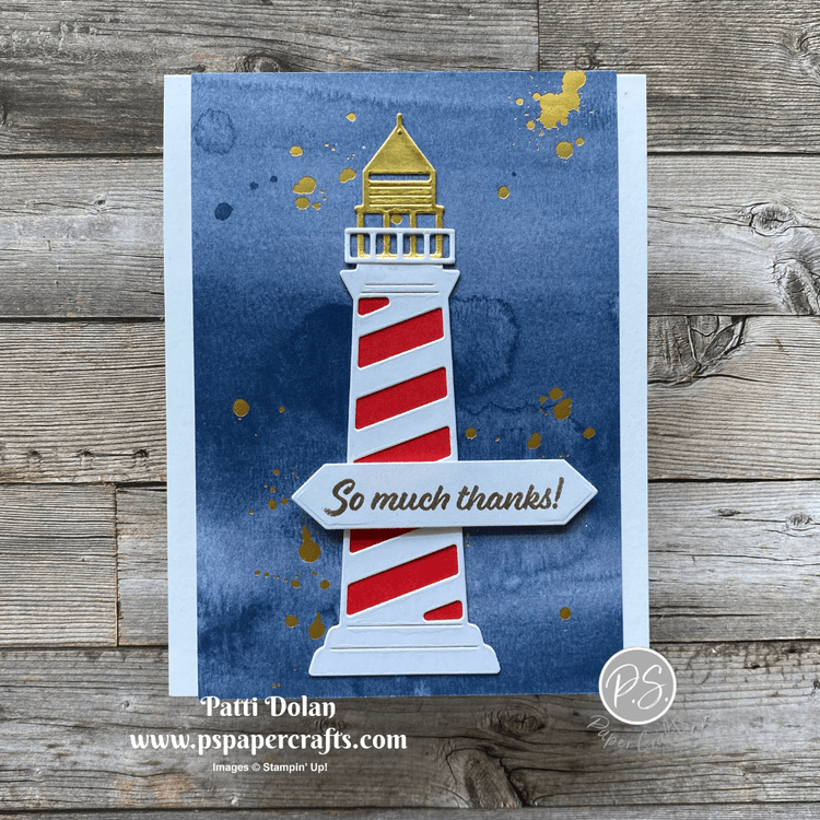 Fun Lighthouse Point Cards — P.S. Paper Crafts