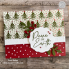 Simple Christmas Card using Shining Christmas Paper — P.S. Paper Crafts