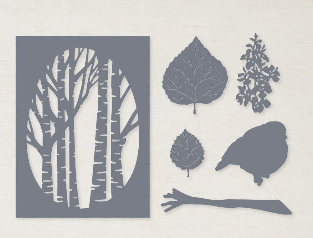 Beautiful Fall Card using the Aspen Tree Dies — P.S. Paper Crafts