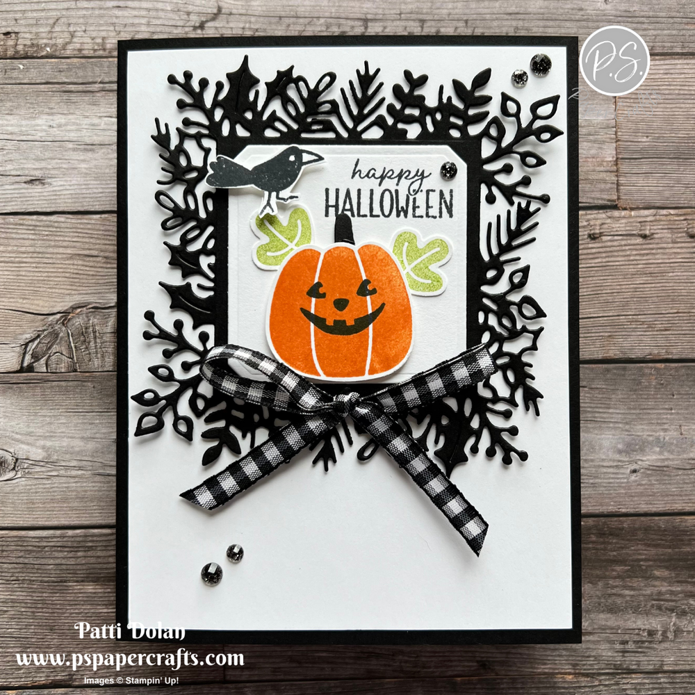 Fun Halloween Card using Pick Of The Patch — P.S. Paper Crafts