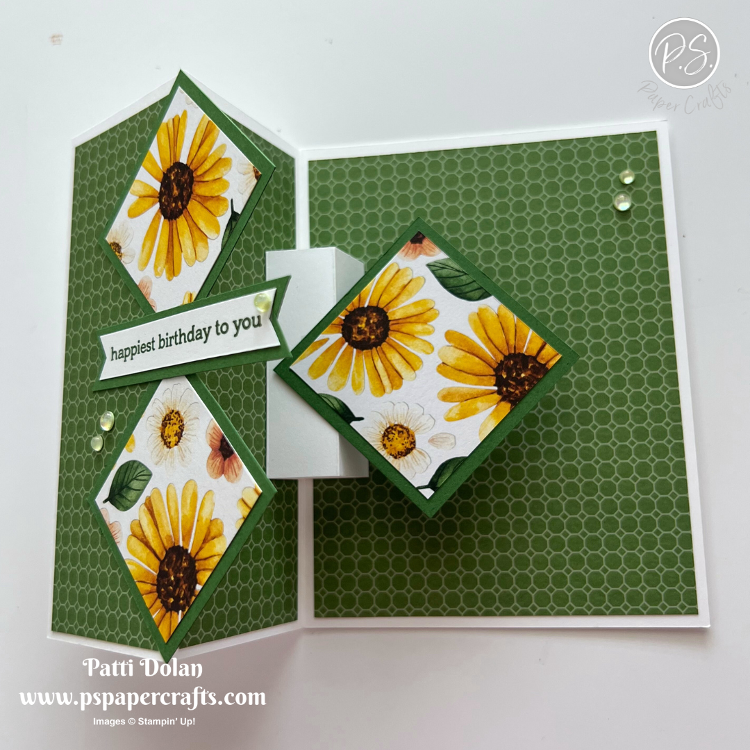 Diamond Pop Up Fun Fold Cards — P.S. Paper Crafts
