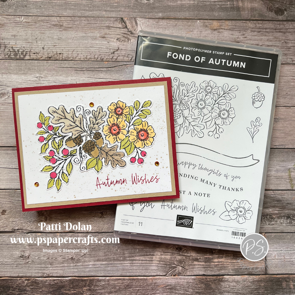 Fond Of Autumn Card — P.S. Paper Crafts