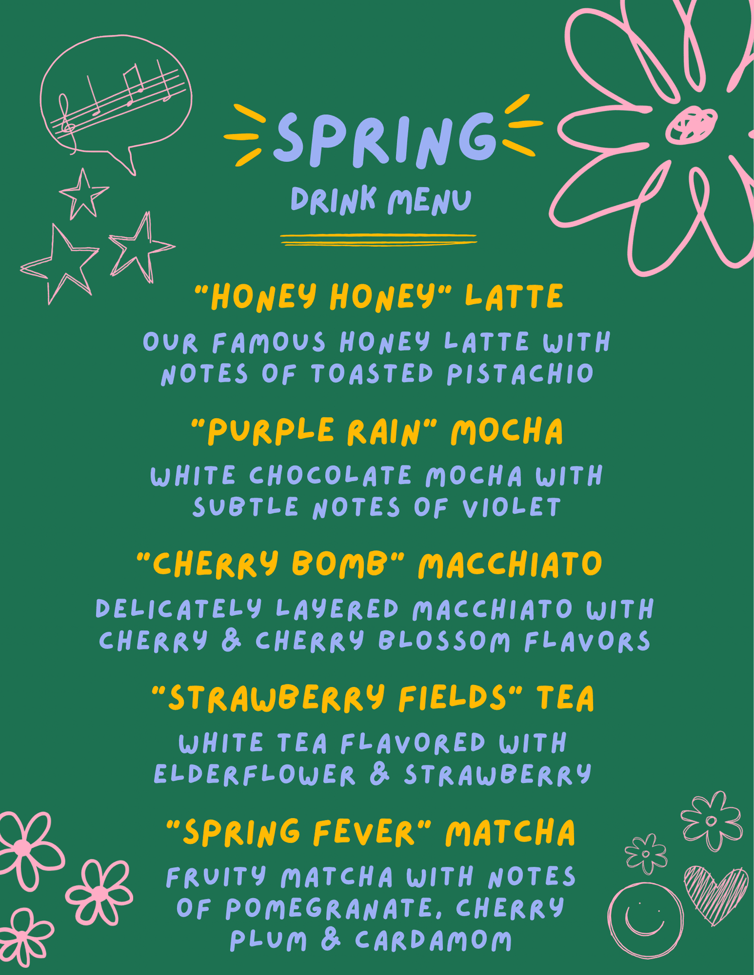 Menu 1 — 83 Custom Coffee & Joy Bar Coffee Co.