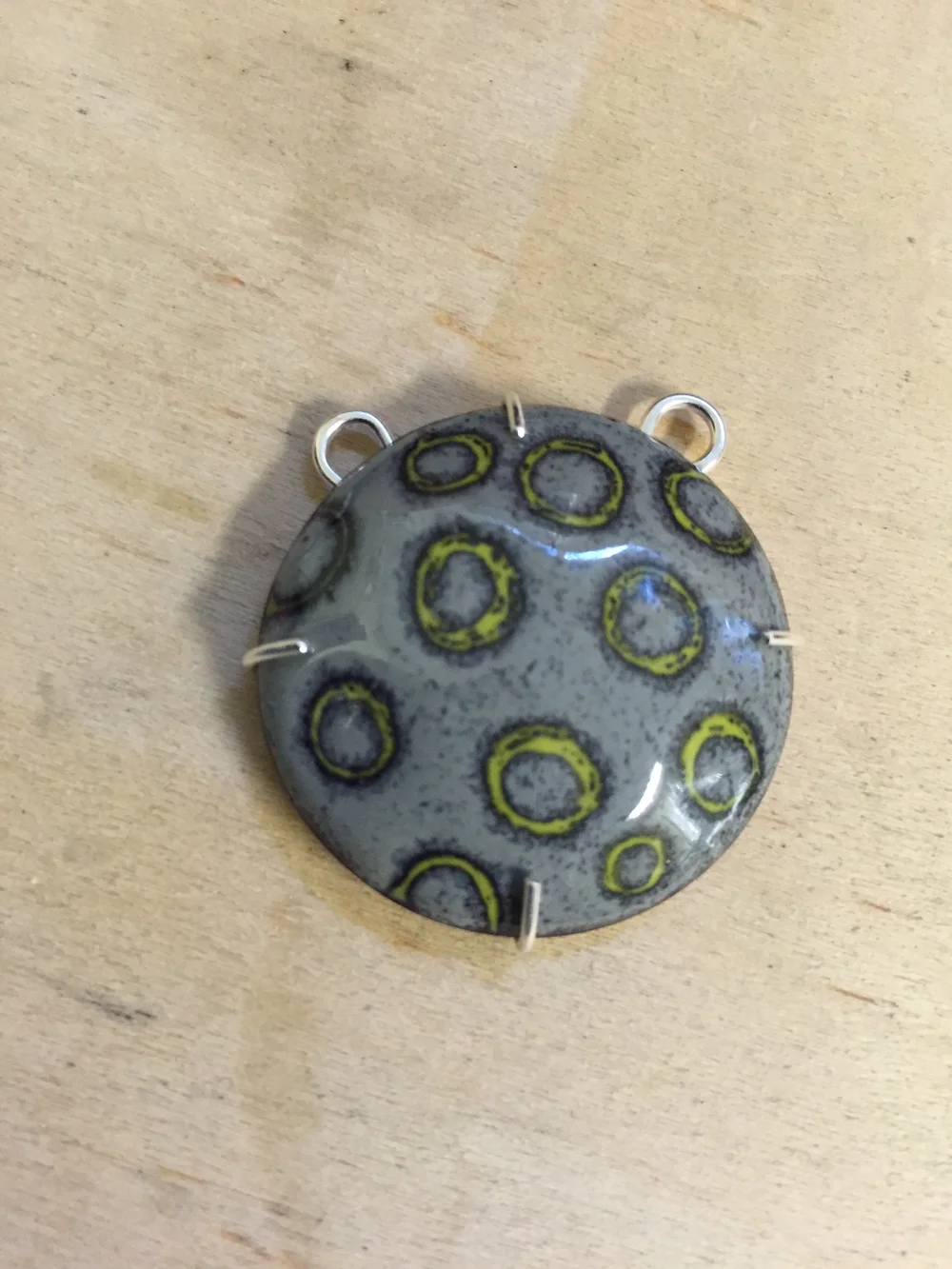 Setting an Enamel Cabochon - My Brown Wren Jewelry and Jewelry Making ...
