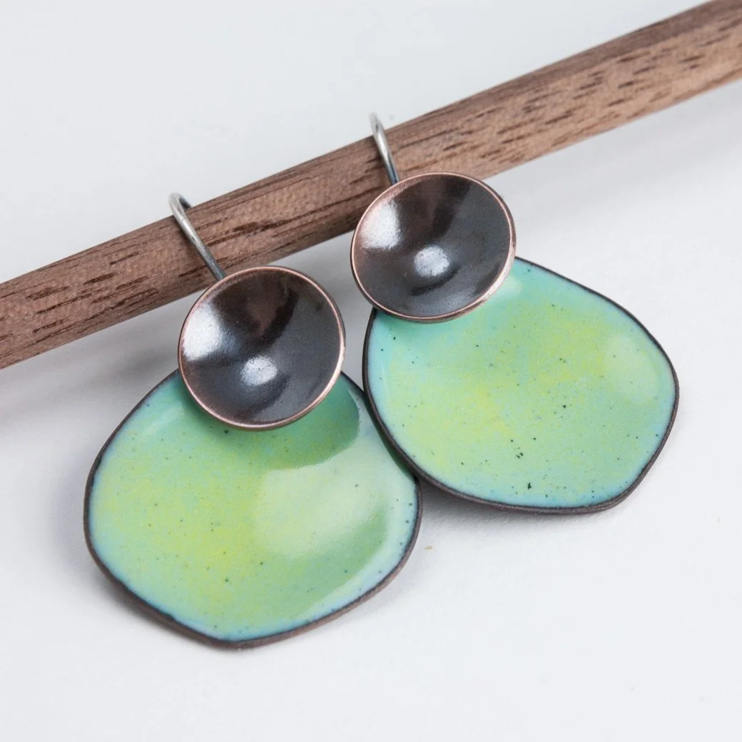 Contemporary Enamel Jewelry — My Brown Wren