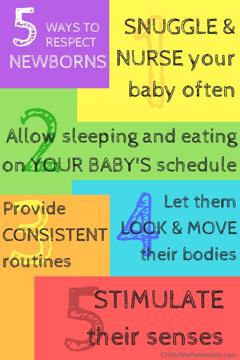 Five Ways to Respect Newborns — Child of the Redwoods