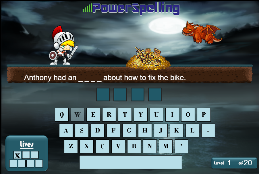 Online Spelling Games Power Spelling