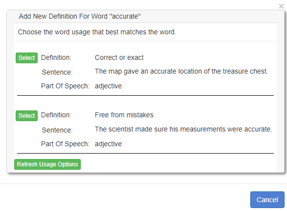 Vocabulary — Power Spelling