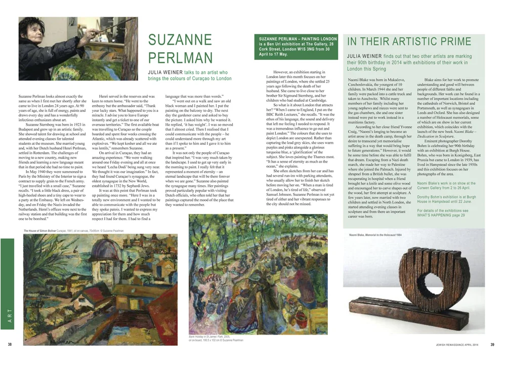 Suzanne Perlman 1923-2020 — Jewish Renaissance