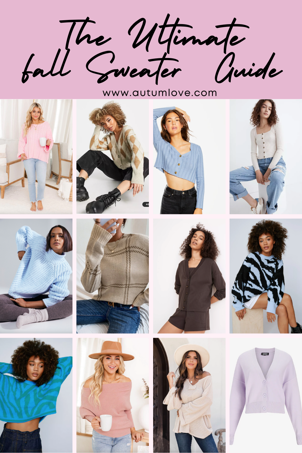 The Ultimate Fall Sweater Guide — Autum Love