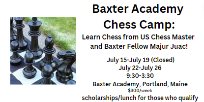 Baxter Chess Program and Camps — Baxter Academy for Technology and ...