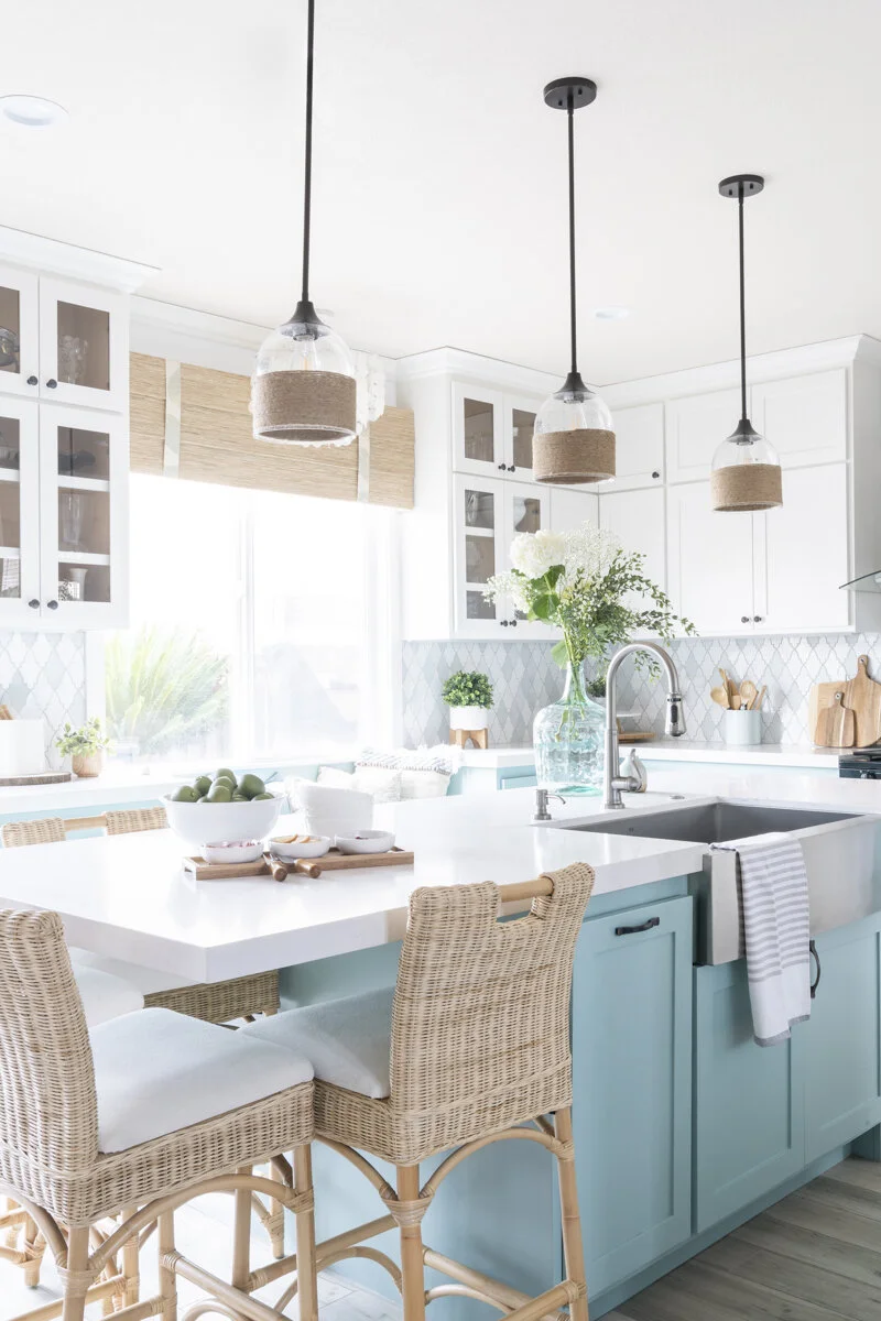 Interior Design | Coastal California Kitchen- Murrieta, CA