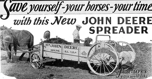 Hauling Manure, Spreading Manure — Antique Power