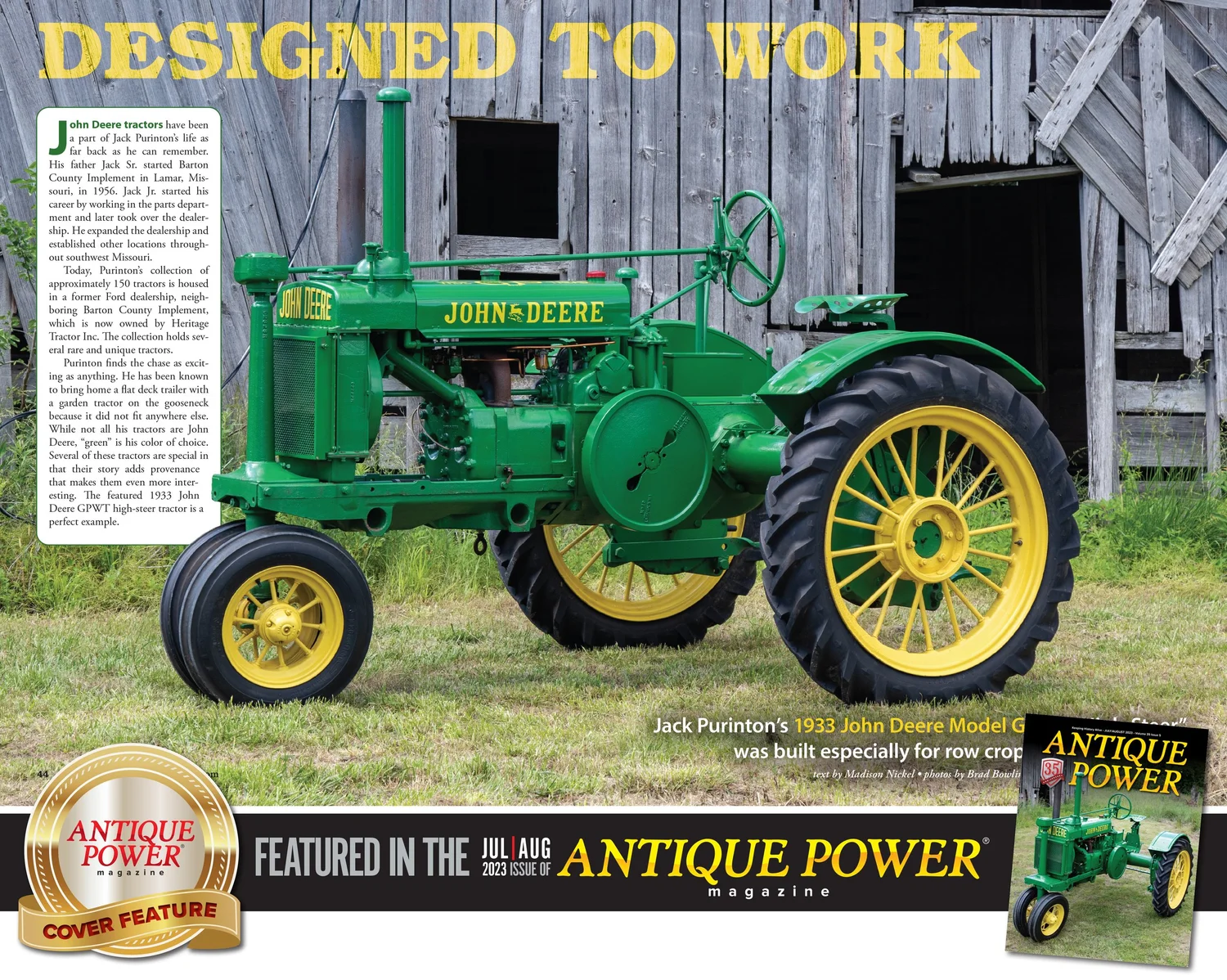 July/August 2023 Antique Power — Antique Power