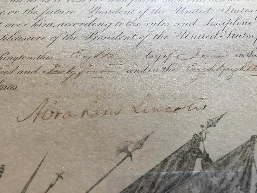 ABRAHAM LINCOLN AUTOGRAPH FOR SALE — American Historical Guild