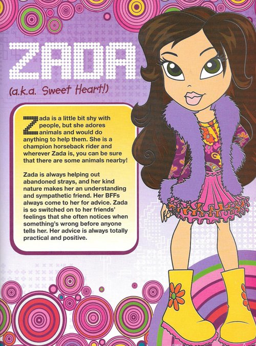 Zada | Bratz Character Profiles | Stilesville Central — LookinBratz.com ...