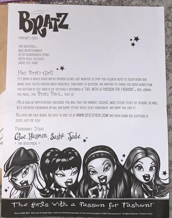 Fan Club Exclusives | Bratz 2003 — Lookin' Bratz — The Ultimate Bratz ...