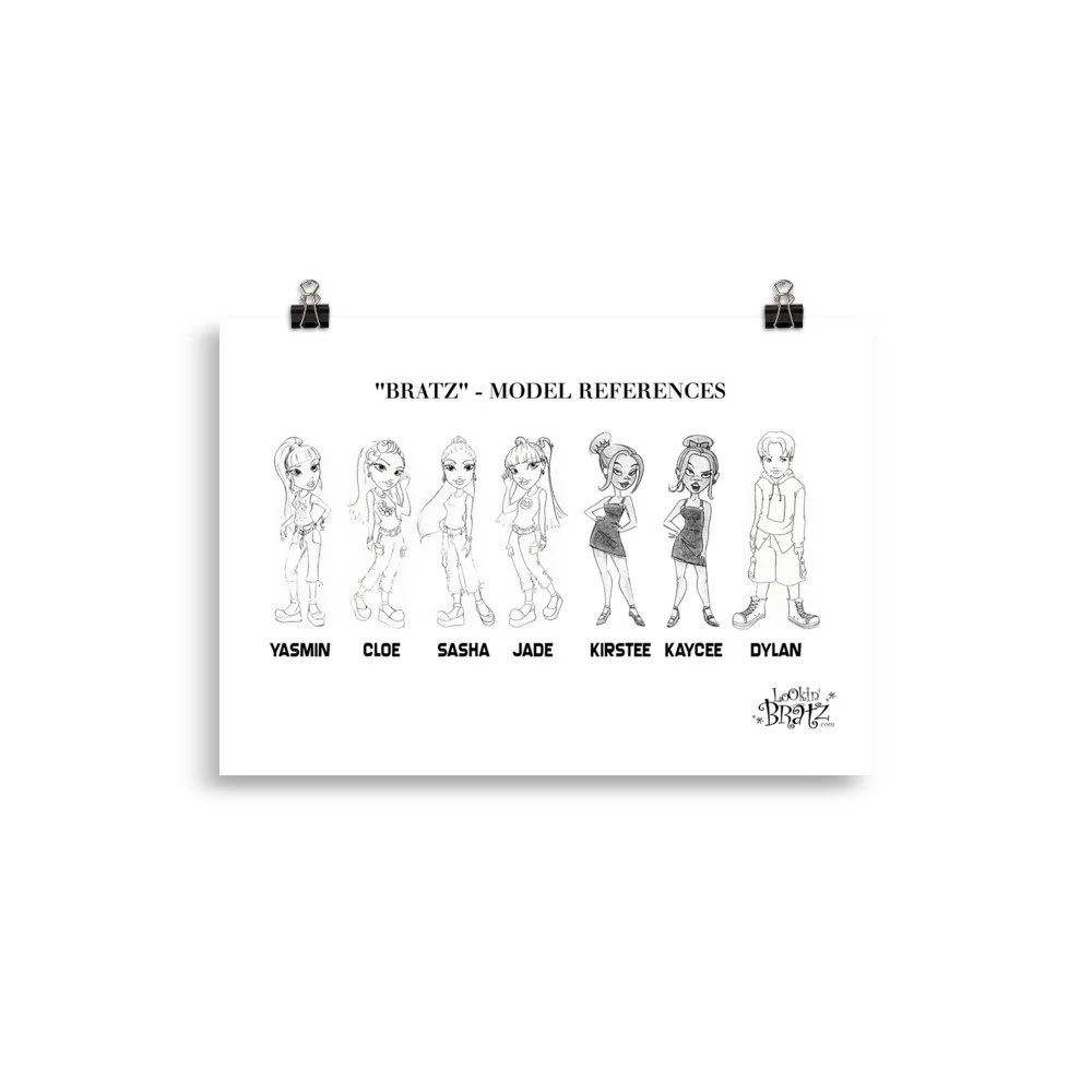 Lookin' Bratz Animation Archivez Model References Matte Poster ...