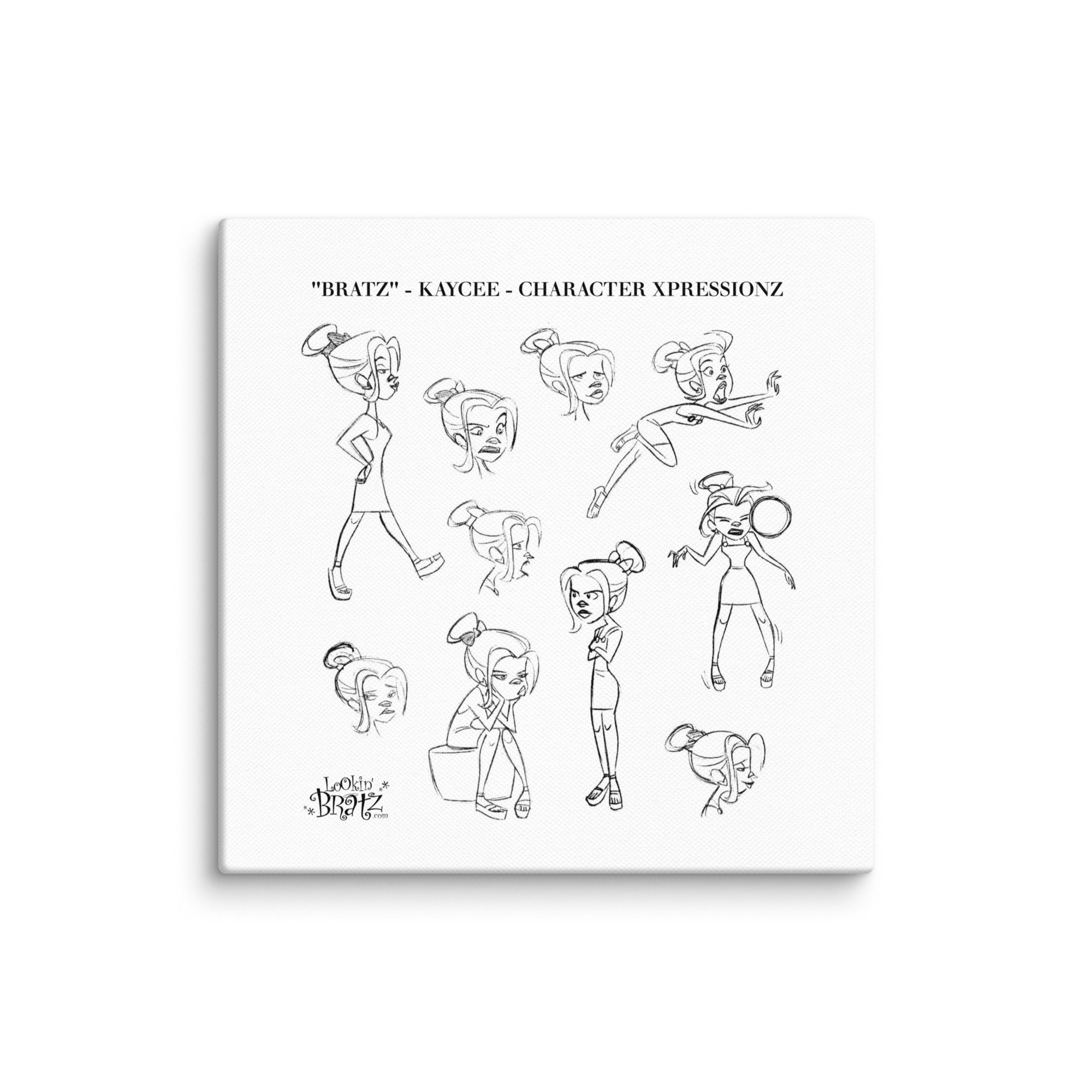 Lookin' Bratz Animation Archivez Kaycee Character Xpressionz Canvas ...