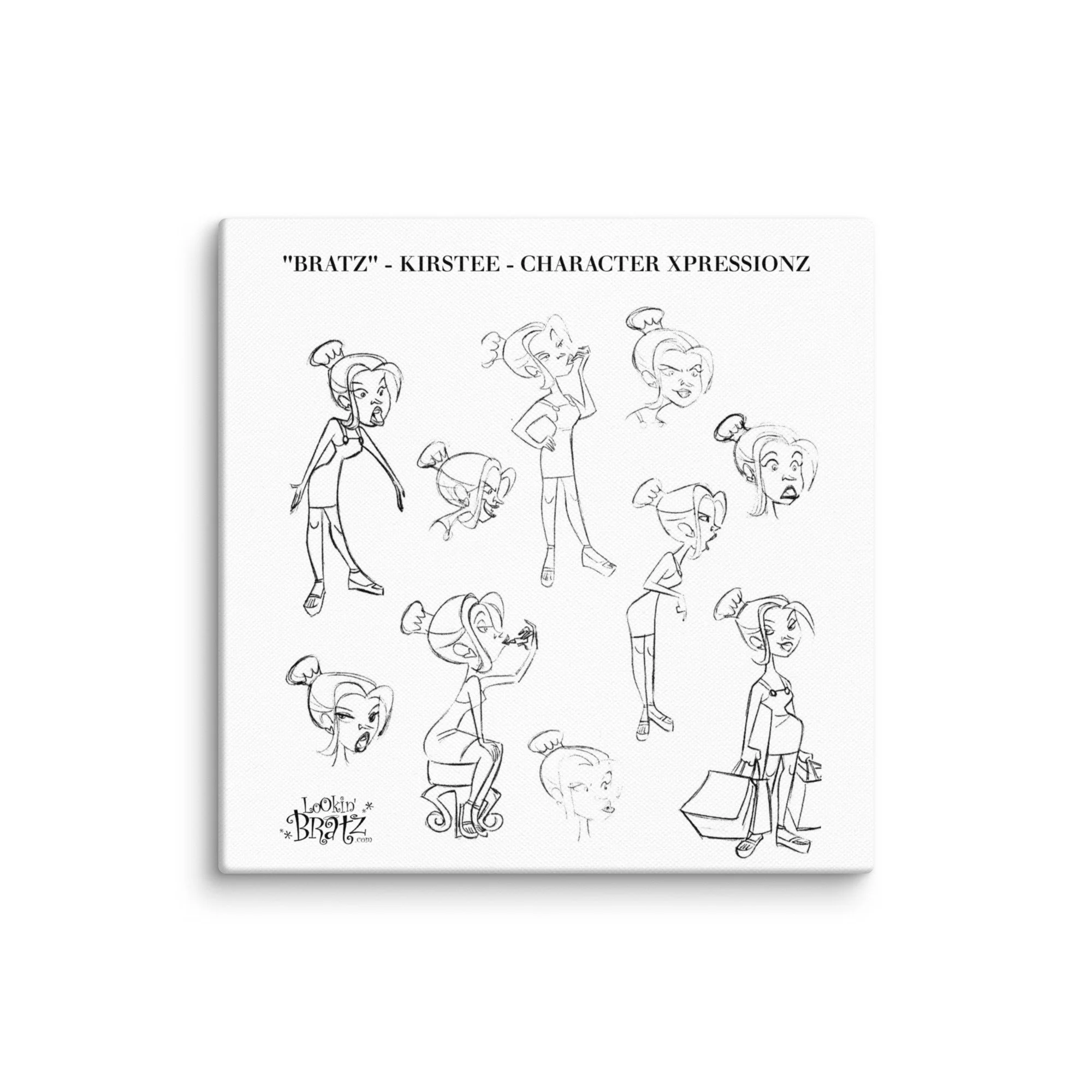 Lookin' Bratz Animation Archivez Kirstee Character Xpressionz Canvas ...