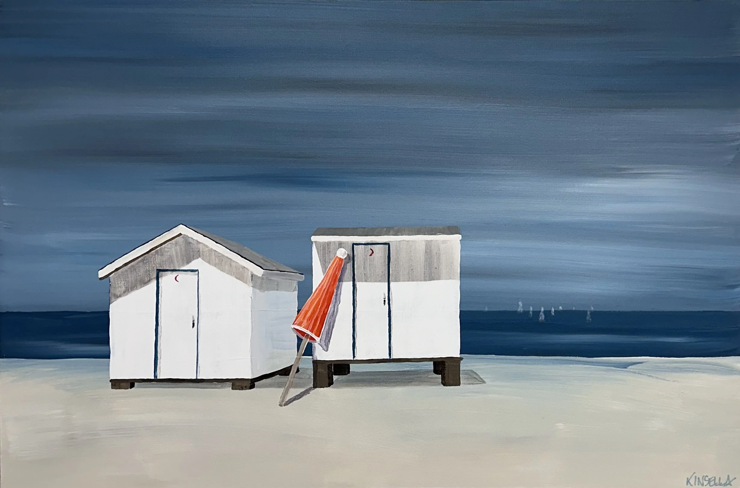 Original Acrylic House + Beach Paintings — Susan Kinsella Art