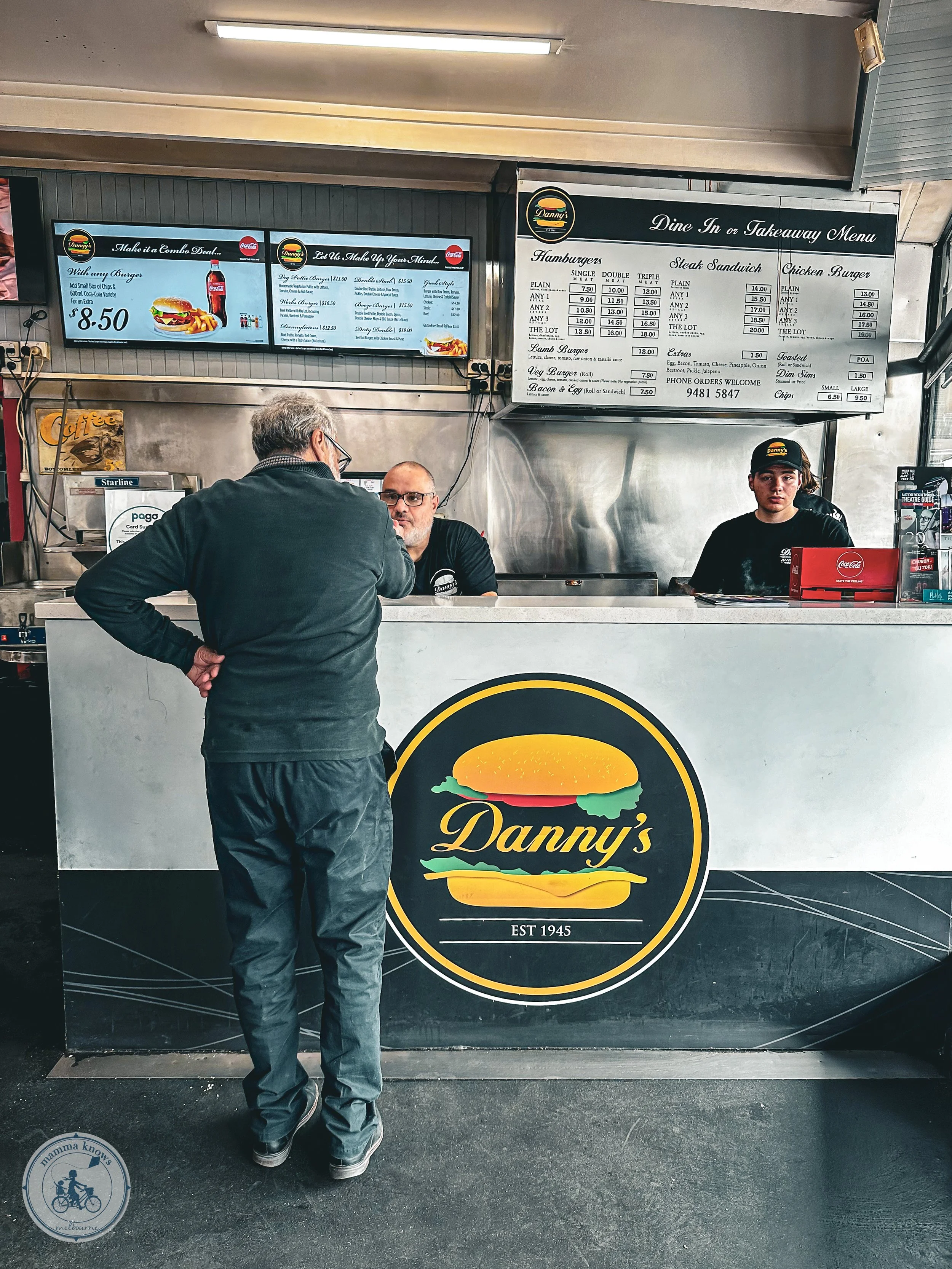 Danny's Burgers, Fitzroy North — mamma knows north