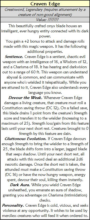 Craven Edge — CritRoleStats