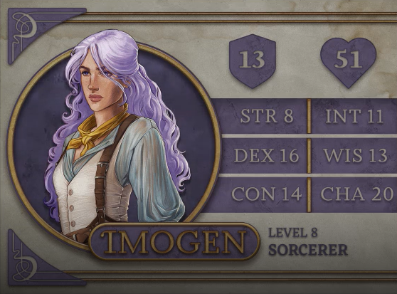 Character Levels - Imogen — CritRoleStats