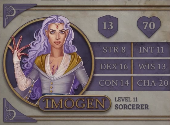 Character Levels - Imogen — CritRoleStats