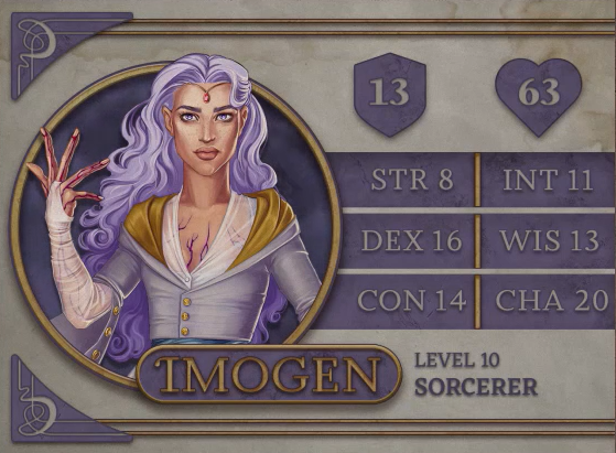Character Levels - Imogen — CritRoleStats
