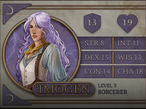 Character Levels - Imogen — CritRoleStats