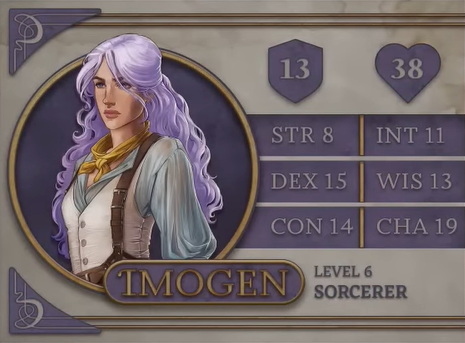 Character Levels - Imogen — CritRoleStats