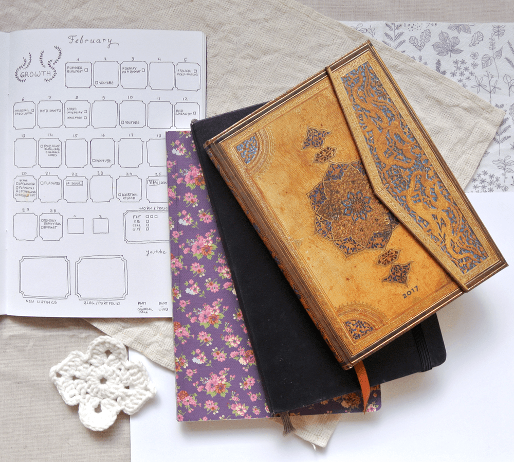 Planner Setup of an Illustrator - Journals and Sketchbooks — Evelyne ...