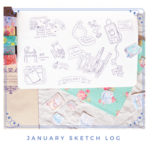 Monthly Favorites - January Journal Sketch — Evelyne Park | Art