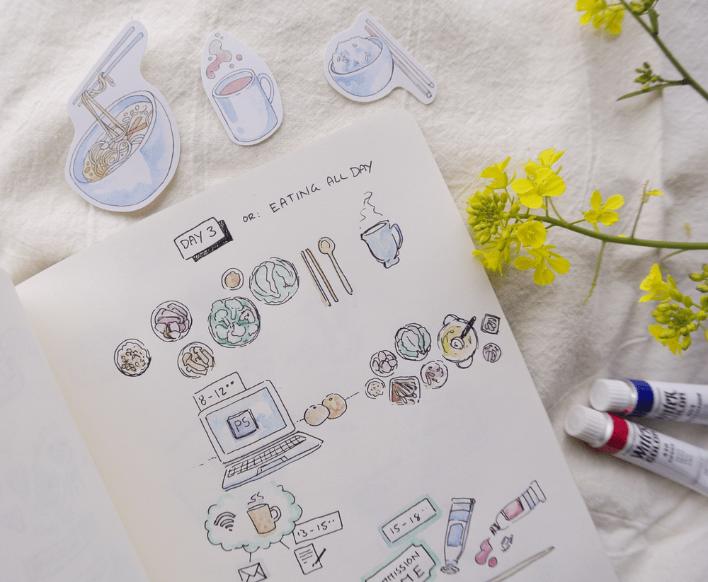 4 Days in Seoul - Diary Drawings & Life in Korea — Evelyne Park | Art