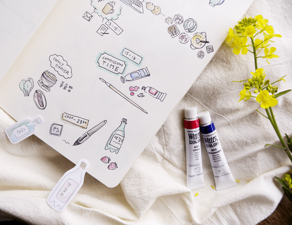 4 Days in Seoul - Diary Drawings & Life in Korea — Evelyne Park | Art