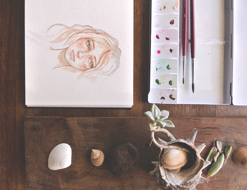 The 100 Day Project: Portrait Drawing Practice — Evelyne Park | Art