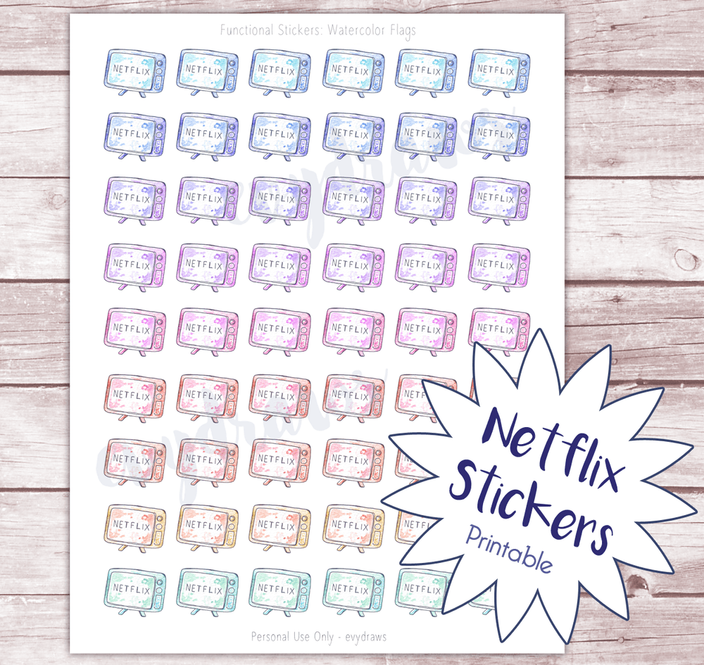 What I loved in April & Free Netflix Stickers — Evelyne Park | Art