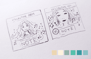 Music Album Cover Illustration - Portfolio Development — Evelyne Park | Art