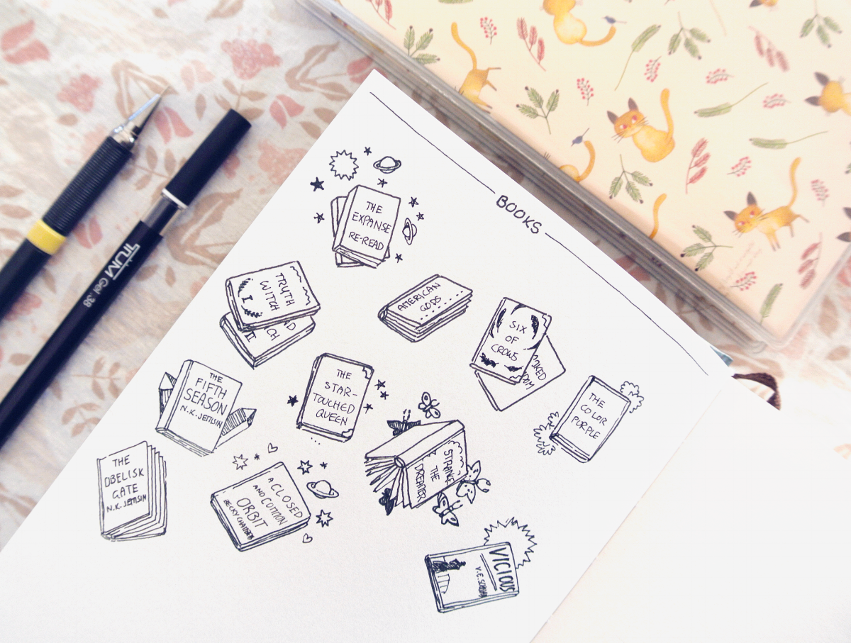 What to Track in Your Journal - Meal Planning Drawings — evydraws